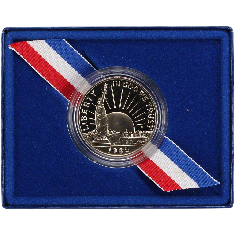 1986 S US Statue Of Liberty Commemorative Proof Half Dollar