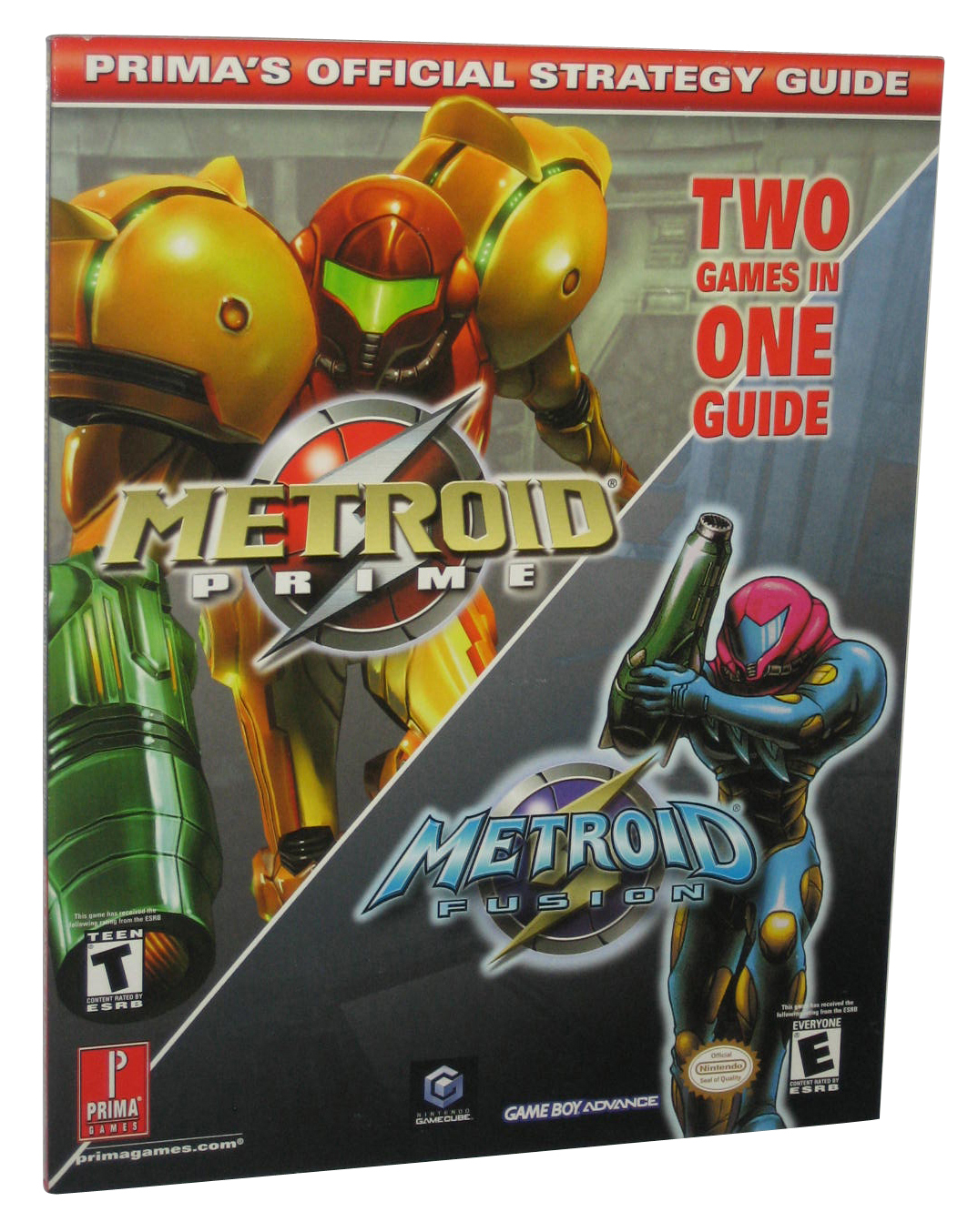Metroid Prime & Fusion Gameboy Advance Gamecube Prima Strategy Guide ...