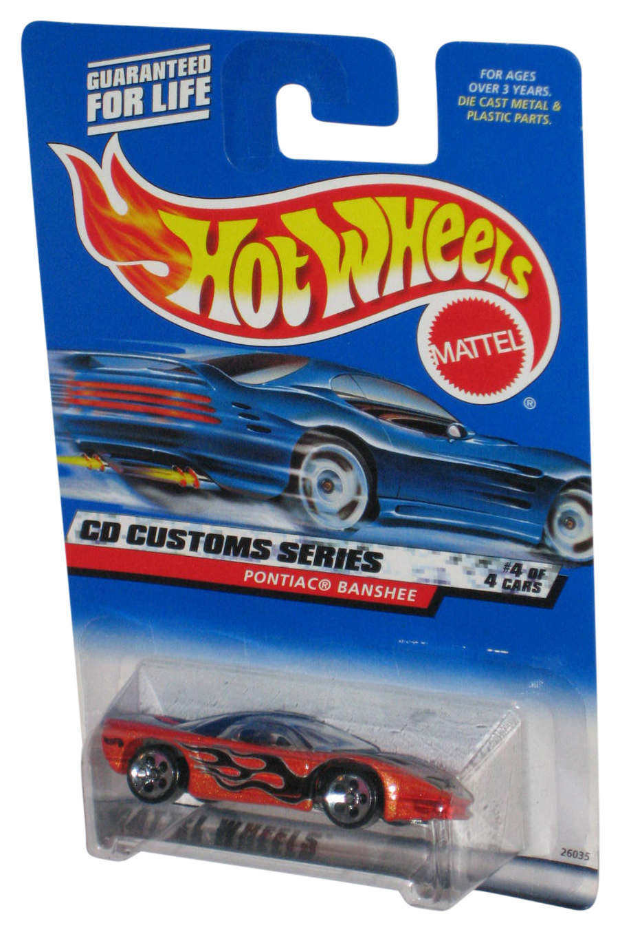 Hot Wheels CD Custom Series (1999) Orange Pontiac Banshee Toy Car 4/4 ...