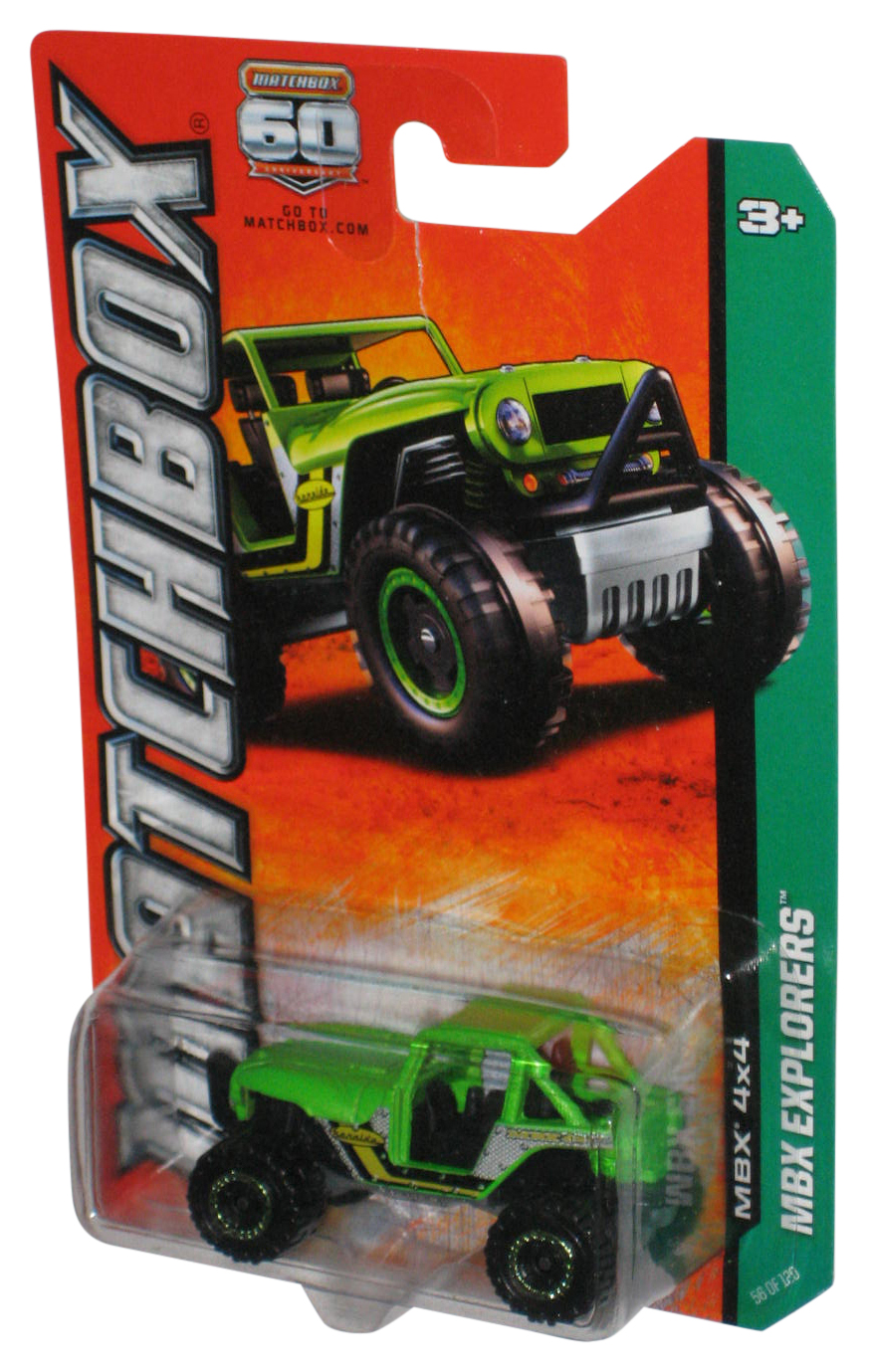 Matchbox MBX Explorers 4x4 (2012) Green Die-Cat Toy 56/120 647056369325 ...