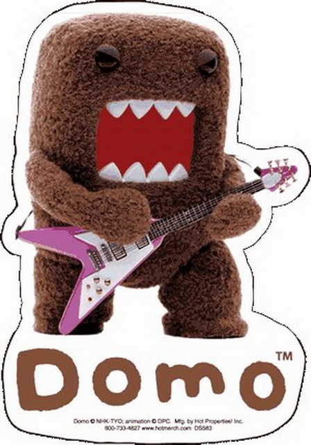 Domo-Kun Rock Star Sticker DS583 | eBay