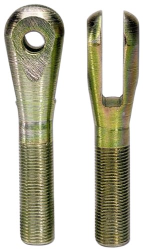 Moroso Clevis Rod End 1/2-20 in RH 5/16 in Bore Chromoly Steel 2 pc P/N ...