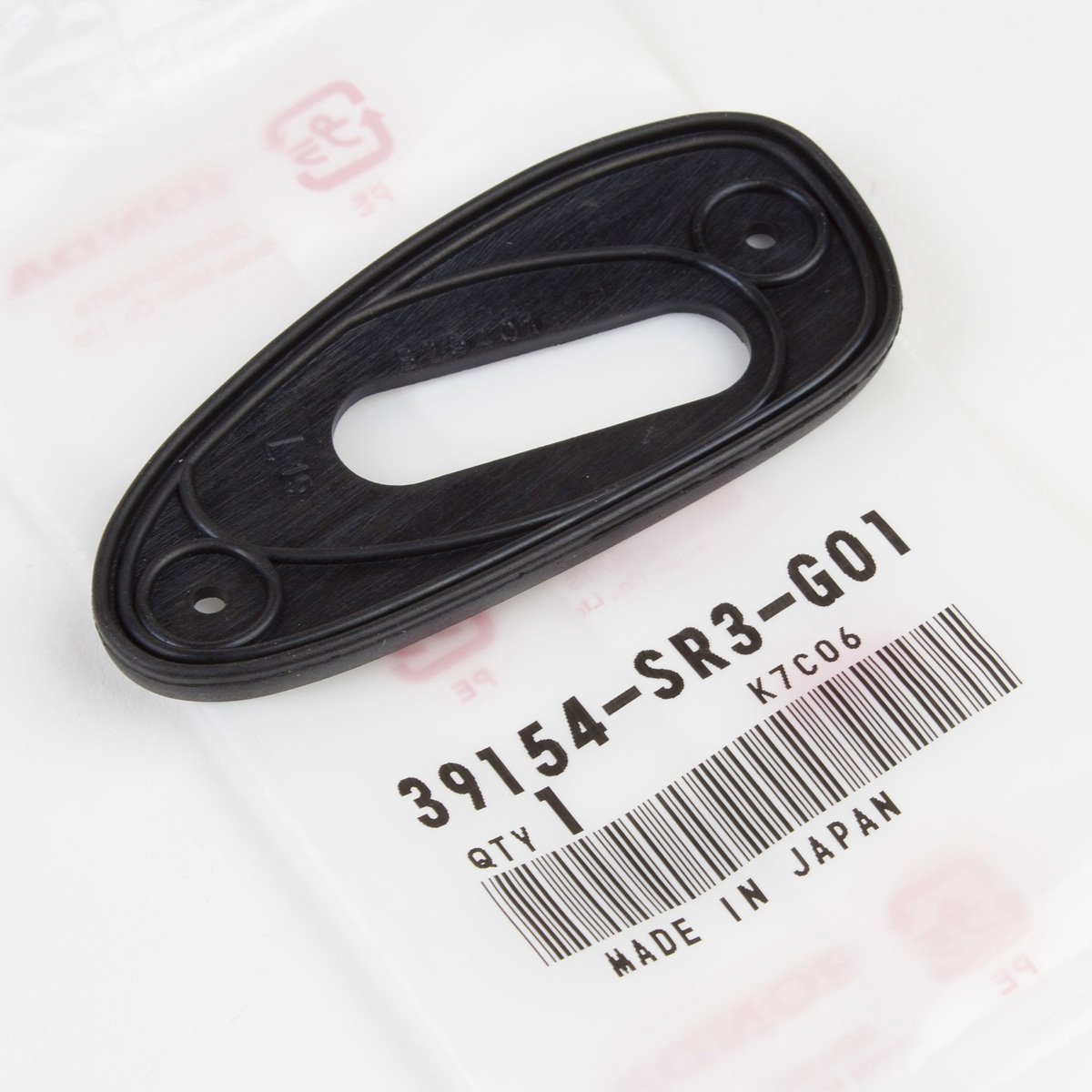 Genuine OEM Honda Civic Antenna Block off Plate Gasket ONLY 39154-SR3-G01