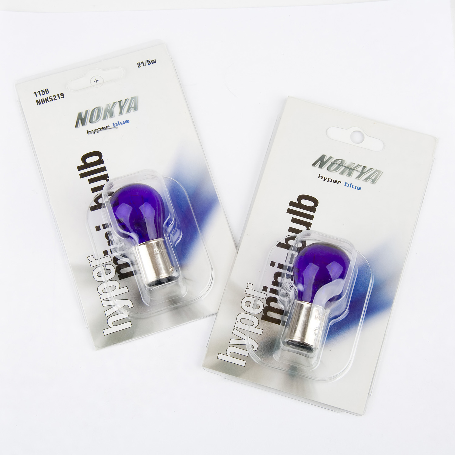 NOKYA 1157 BULB HYPER BLUE 21/5W TURN SIGNAL/TAIL LIGHT NOK5219 QTY=2 ...