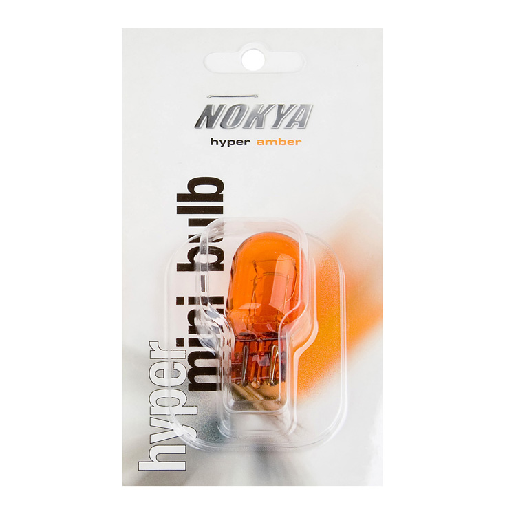 Nokya 7443 Halogen Bulb 20mm Hyper Amber 21/5W | eBay
