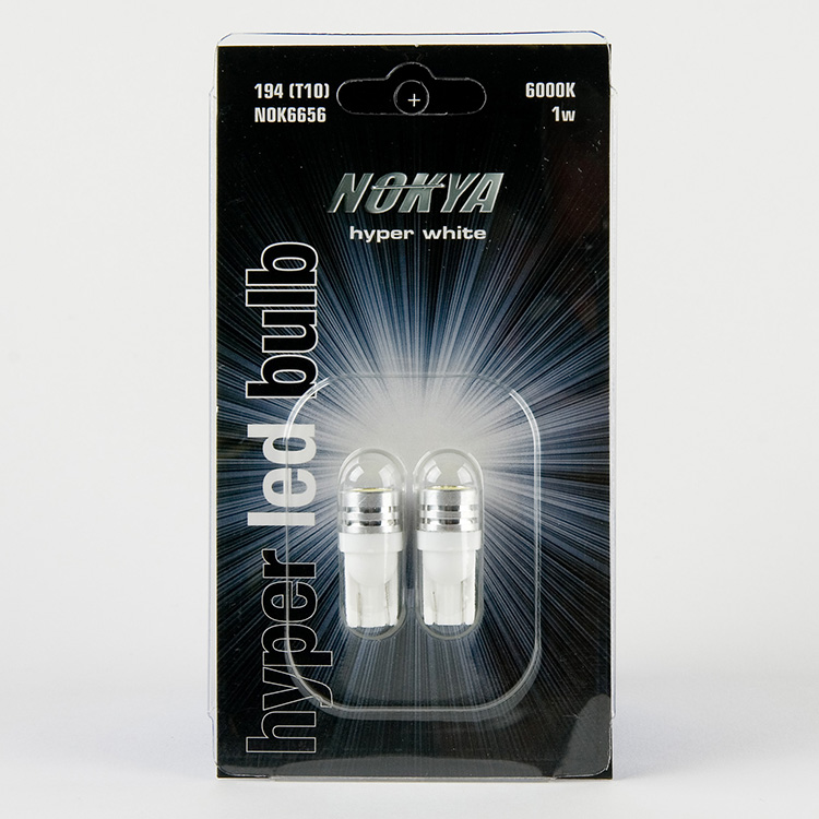 Nokya 194 T10 / 168 1W LED Bulb 6000K Hyper White NOK6656, Pack of 2 | eBay