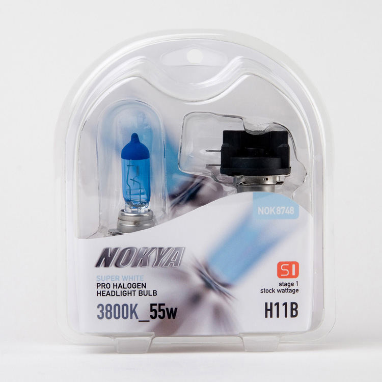 H11B Headlight Bulbs Nokya Super White 3800K 55W NOK8748 | eBay