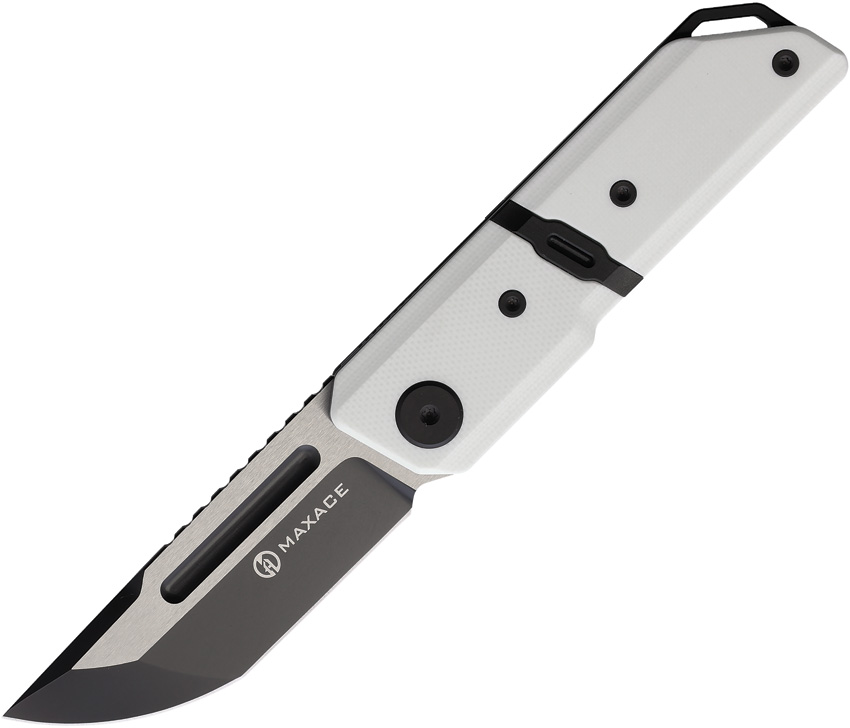 Maxace Capsule 2 Linerlock White G10 Folding 10Cr15CoMoV Pocket Knife ...