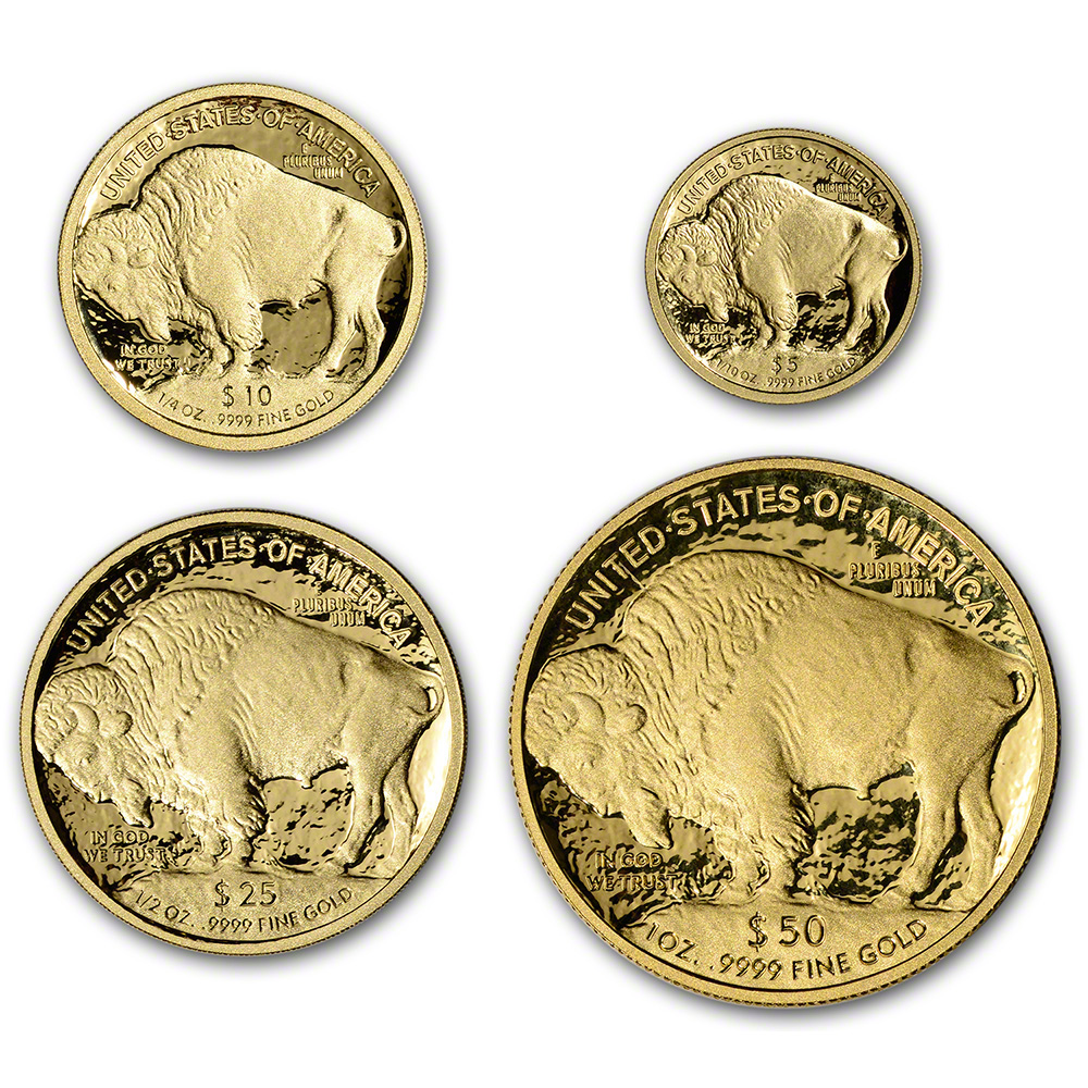 2008-W American Gold Buffalo Four Coin Proof Set | eBay